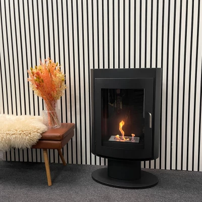 Bioethanol Stove in Wood Log Burner Design - more than 20 Stoves