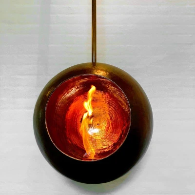 Suspended bioethanol fireplace - 30+ Lovely Floating Bio Fires Here