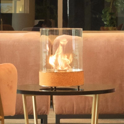 Dancing Flames table bioethanol fireplace | Planika Fires