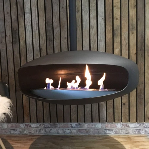 Hein & Haugaard Gigas-100 ceiling hanging bio fireplace