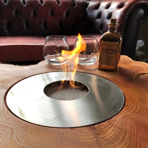 Round outdoor bioethanol burner - Ø:30 cm